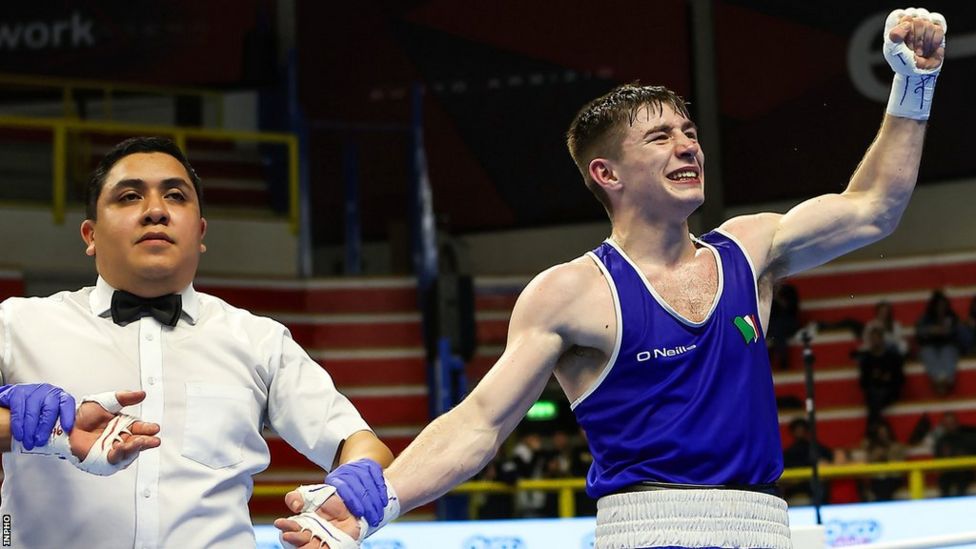 Paris 2024: Jude Gallagher's joy after booking Olympic boxing berth ...