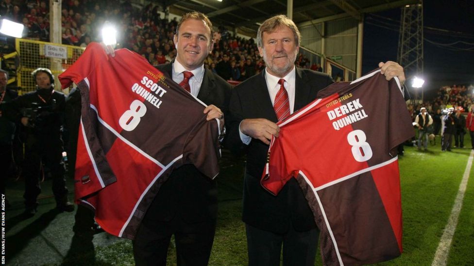 Derek Quinnell becomes Scarlets president - BBC Sport
