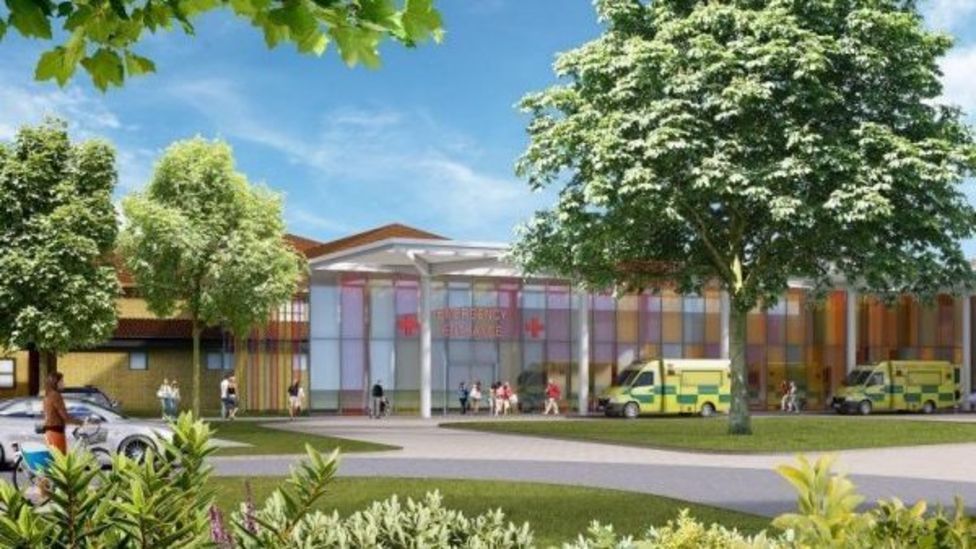 Plans revealed for Shropshire hospital revamp - BBC News