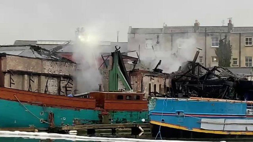 Underfall Yard fire accused to face trial in December - BBC News