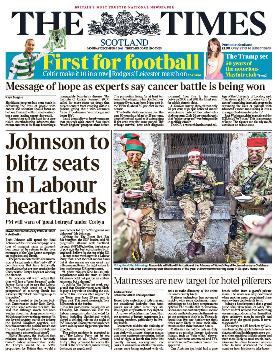 Scotland's papers: Labour 'opens door' to post-election deal with SNP ...