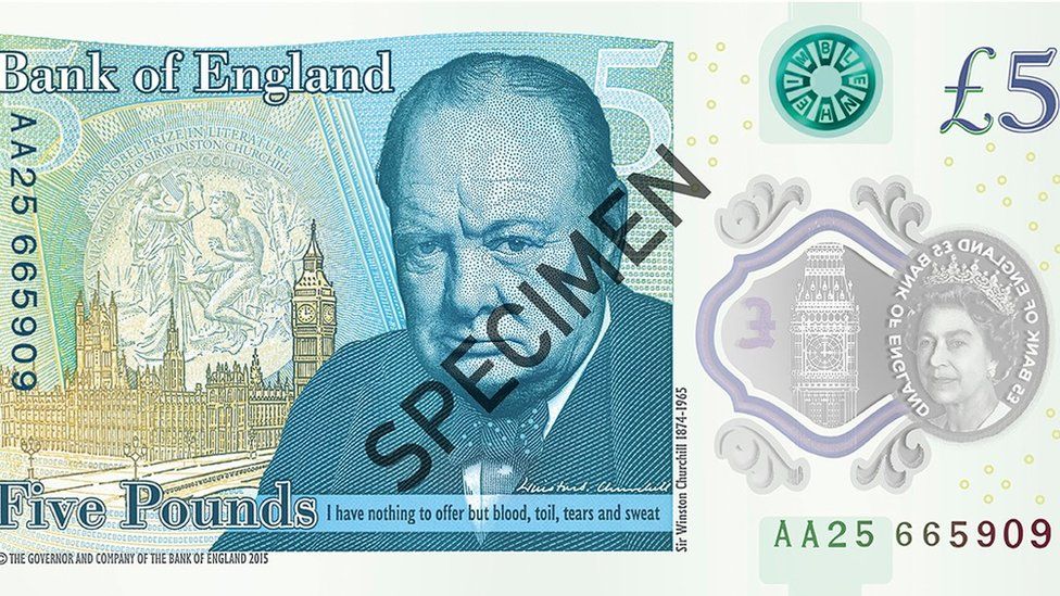 England's new plastic £5 banknote: Why is polymer better than paper ...