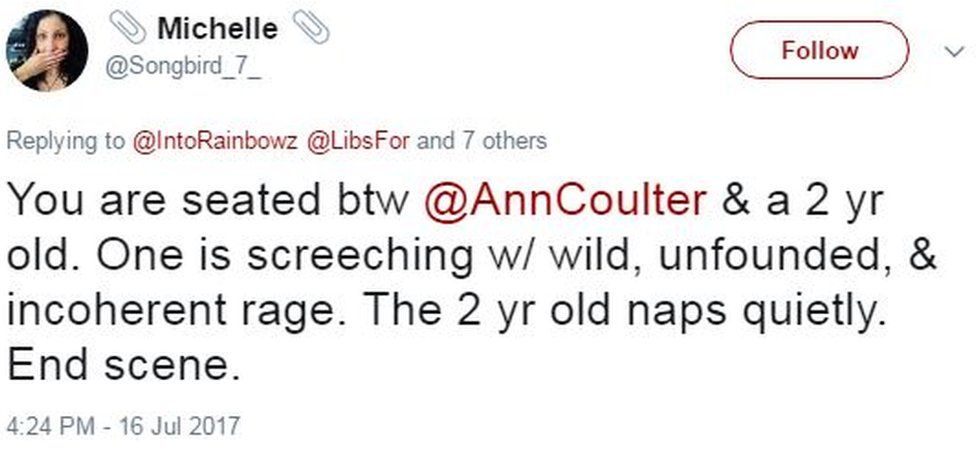 Delta hits back against conservative author Ann Coulter - BBC News