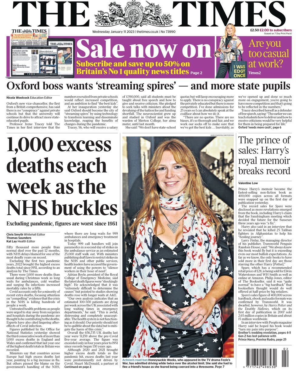 'Workers face strike ban' and 'prince of sales' - BBC News