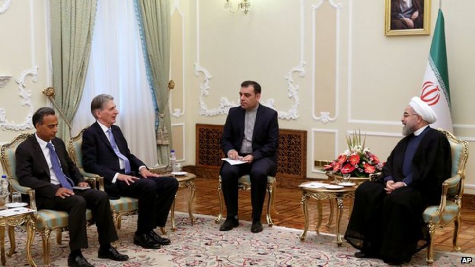 Iran relations 'important' but Hammond urges caution - BBC News