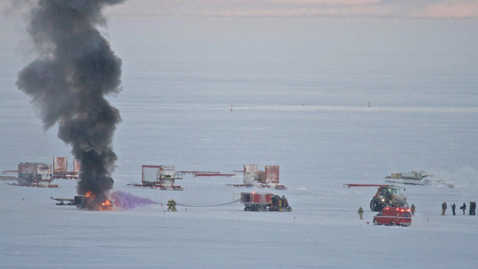 Yes, Antarctica has a fire department - BBC News