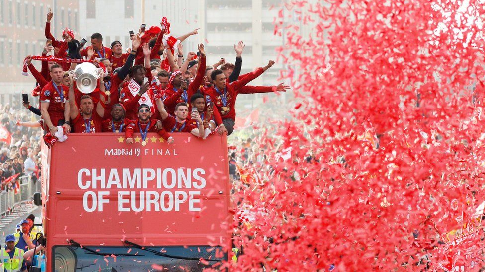 In pictures: Liverpool's victory parade after Champions League win ...