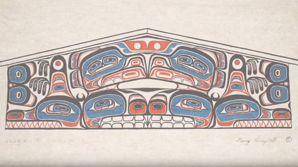 Canada indigenous people build new 'Big House' - BBC News