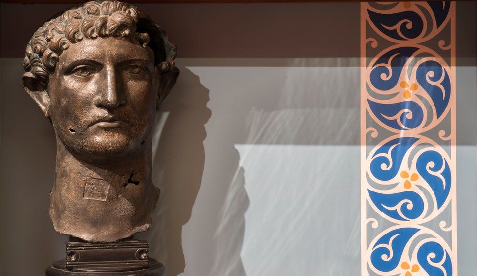 Hadrian's Wall 2nd Century souvenir on show for anniversary - BBC News