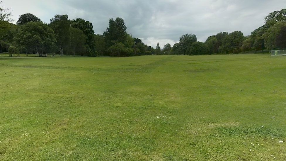 Euro 2016 fanzone for Cardiff in Cooper's Field - BBC News