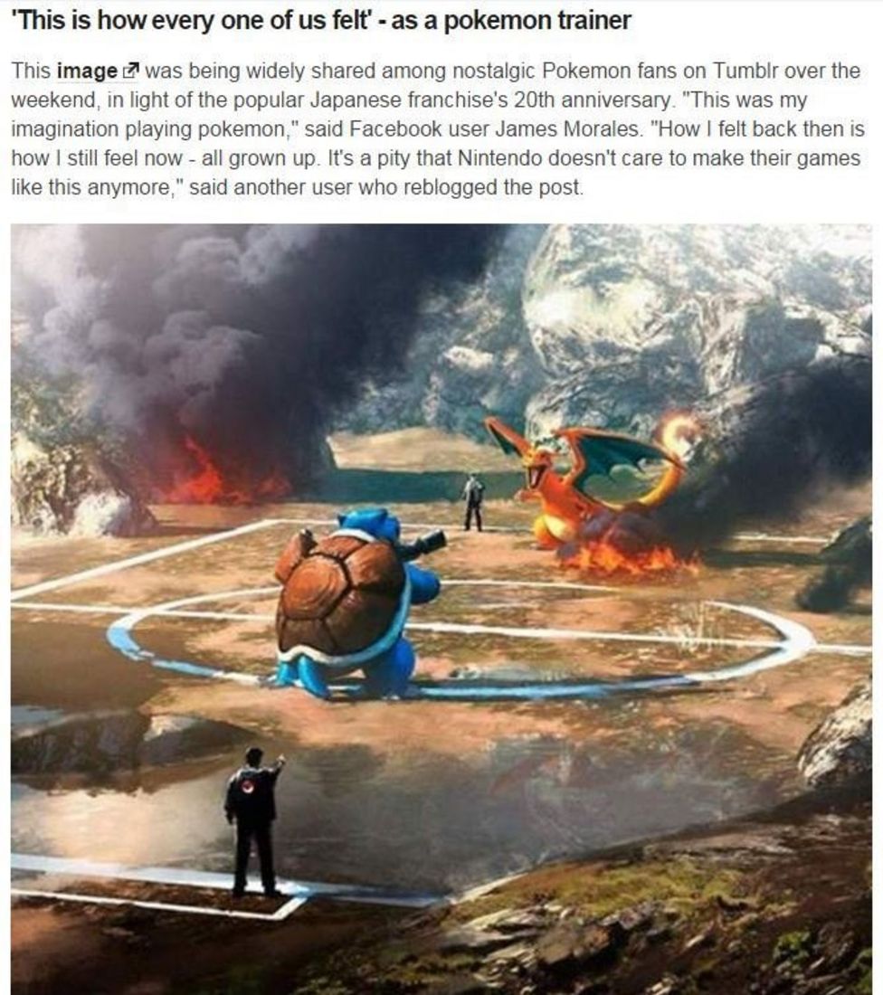 Pokemon and the power of nostalgia - BBC News