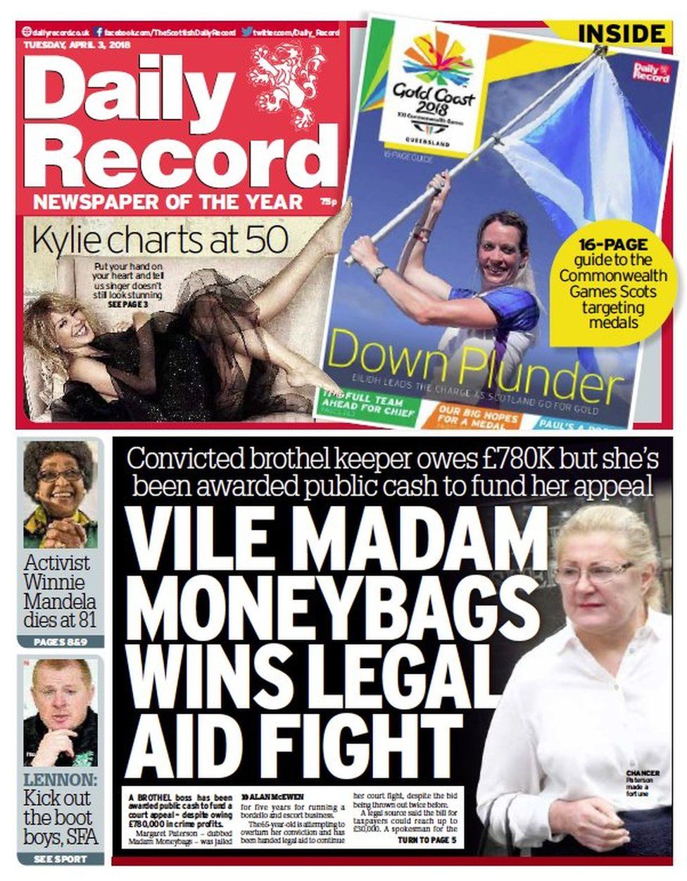 The papers: 'Life of crime' begins at 10 - BBC News