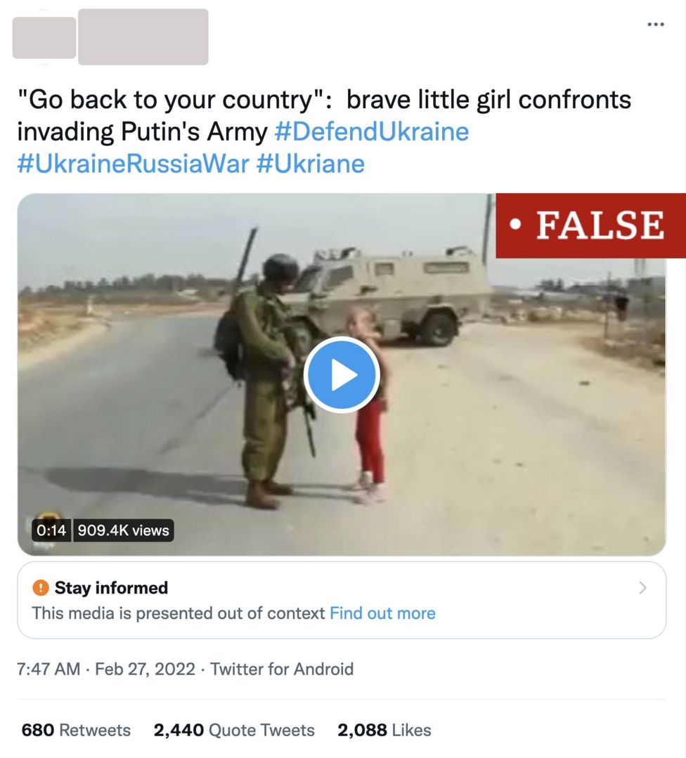 Ukraine invasion: Misleading claims continue to go viral - BBC News