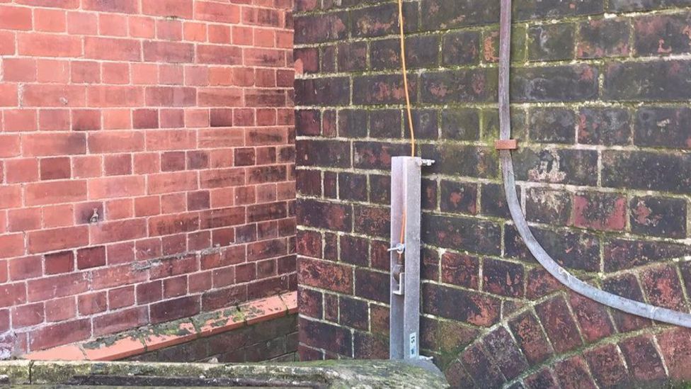 Coleham Pumping Station chimney work risks group's future - BBC News