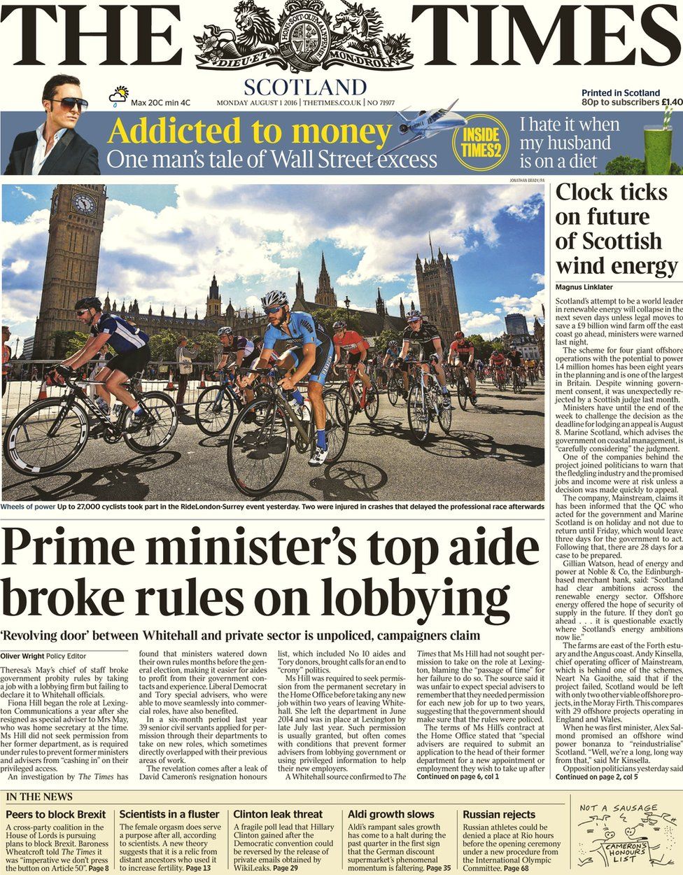 Scotland's papers: Labour leadership and bin revolt - BBC News