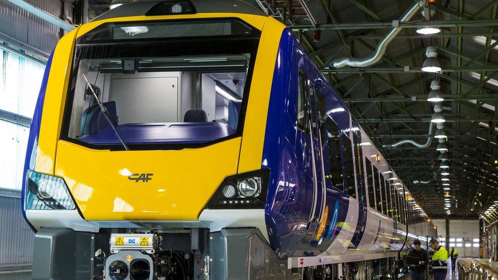 Northern launches new £500m fleet of 101 trains - BBC News