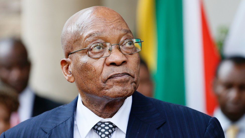 Anti-Zuma protests take place across South Africa - BBC News