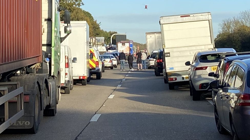 A12 Stanway/Marks Tey: Man and woman die in crash - BBC News