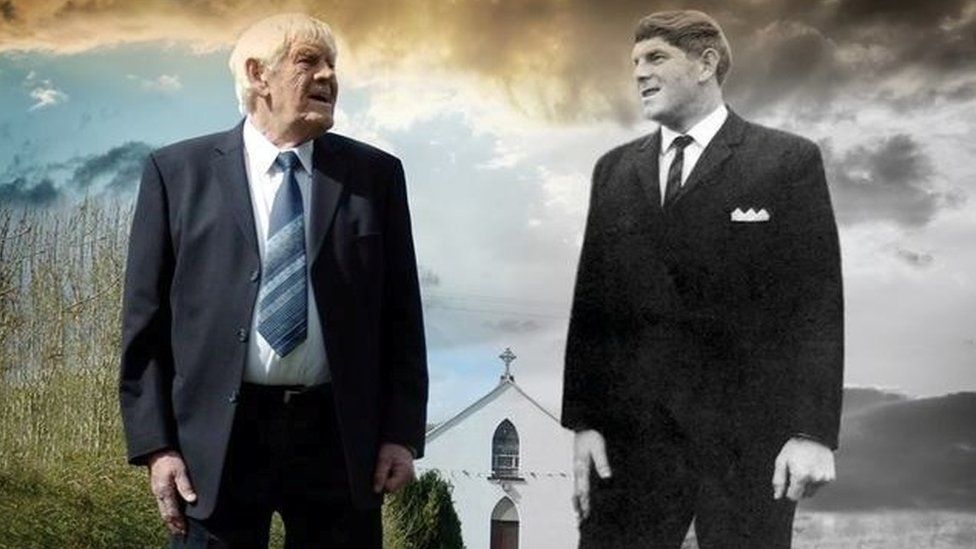 Tributes paid to 'Big Tom' McBride at funeral in Monaghan - BBC News