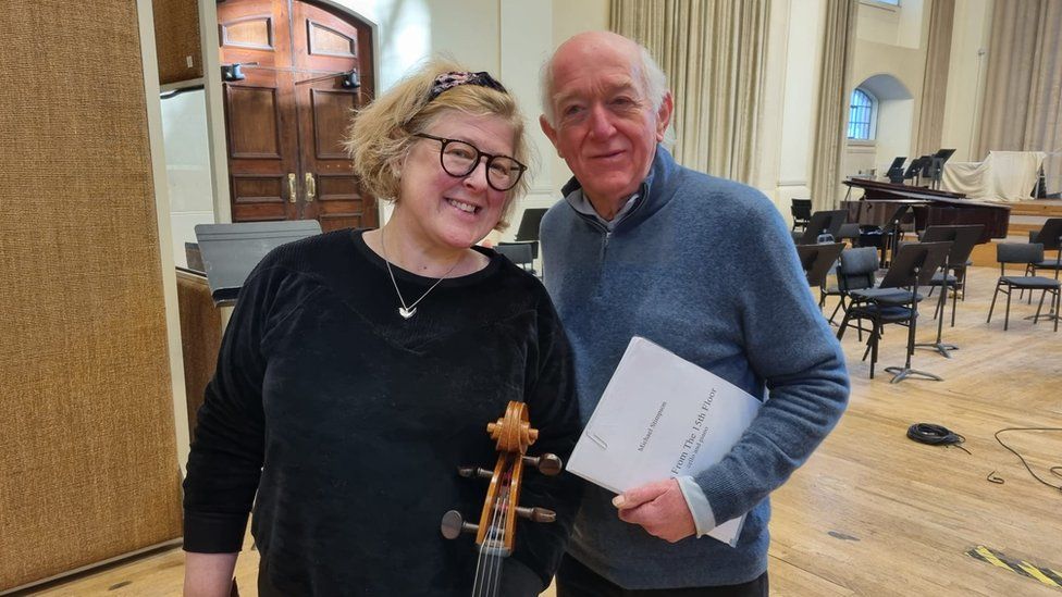 Blind Wiltshire composer creates work inspired by illness - BBC News
