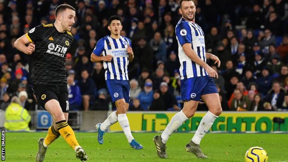 Brighton 2-2 Wolves: Diogo Jota scores twice as Wolves keep unbeaten ...