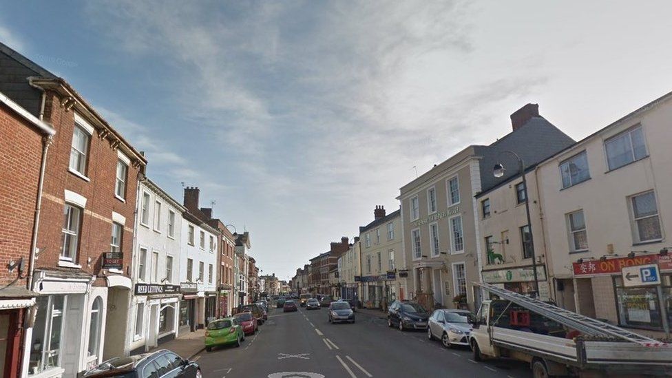 Woman hit by car in Crediton is airlifted to hospital - BBC News