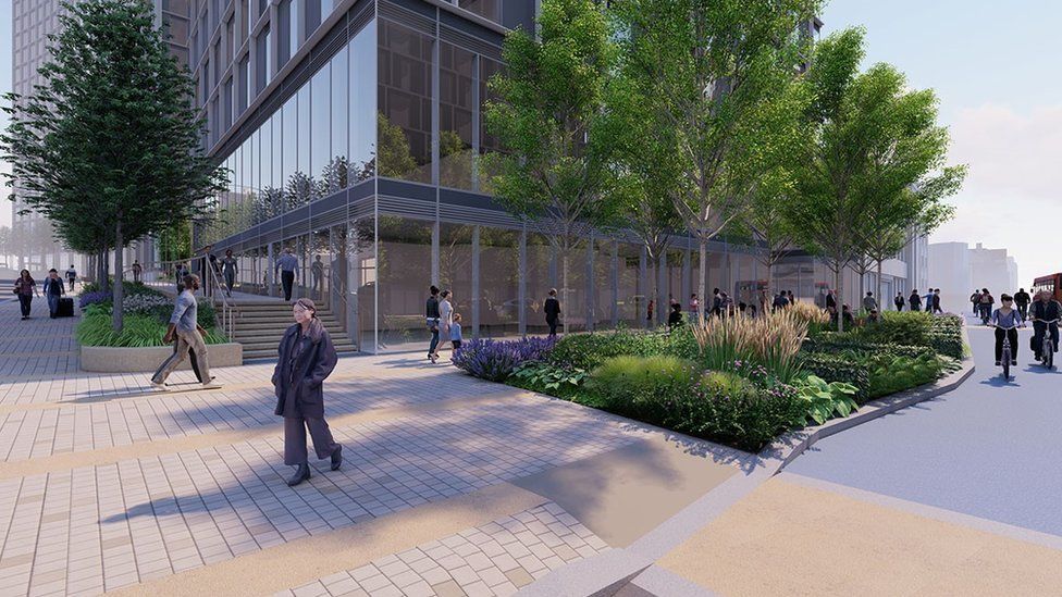 Birmingham city centre redevelopment proposals on show - BBC News