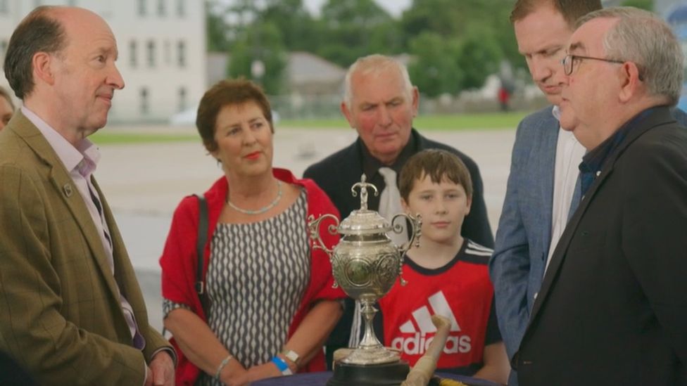 GAA: The hurling trophy that was won once but lost twice - BBC News