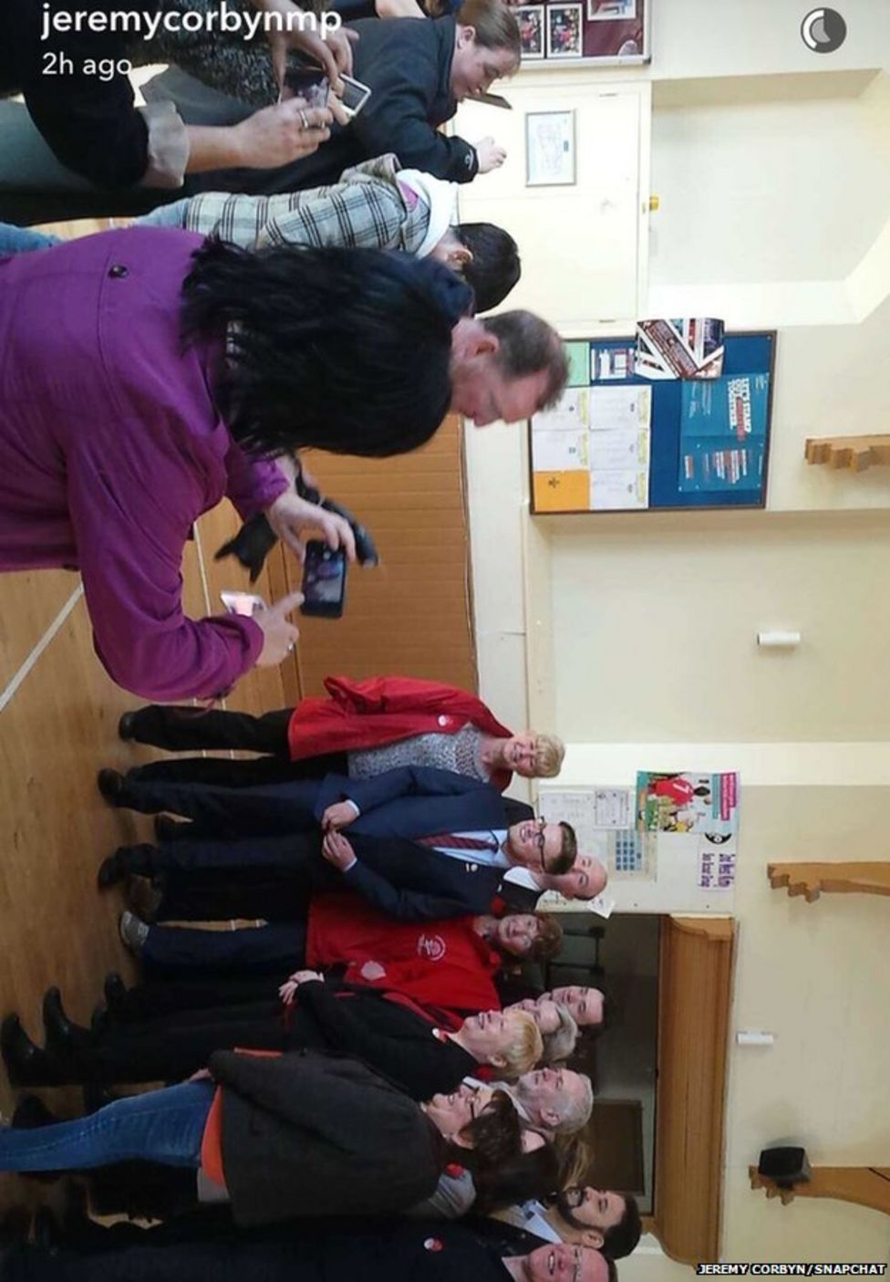 What Jeremy Corbyn's up to on Snapchat - BBC News