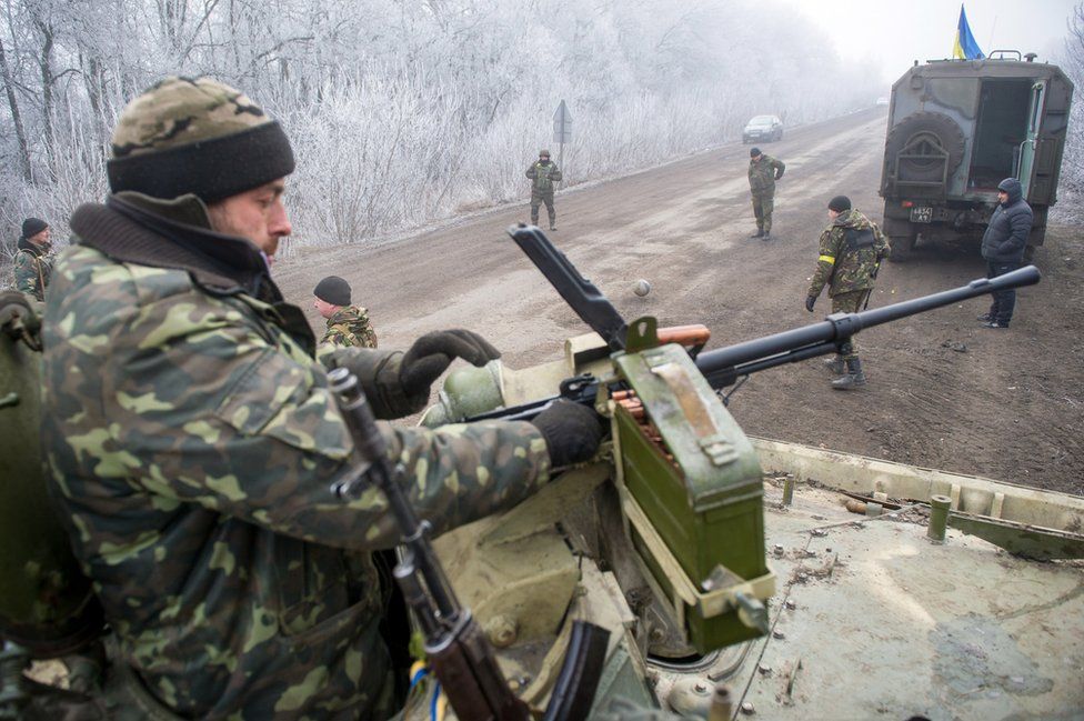 Ukraine Army Repulsed Rebel Attack Near Debaltseve In East Bbc News