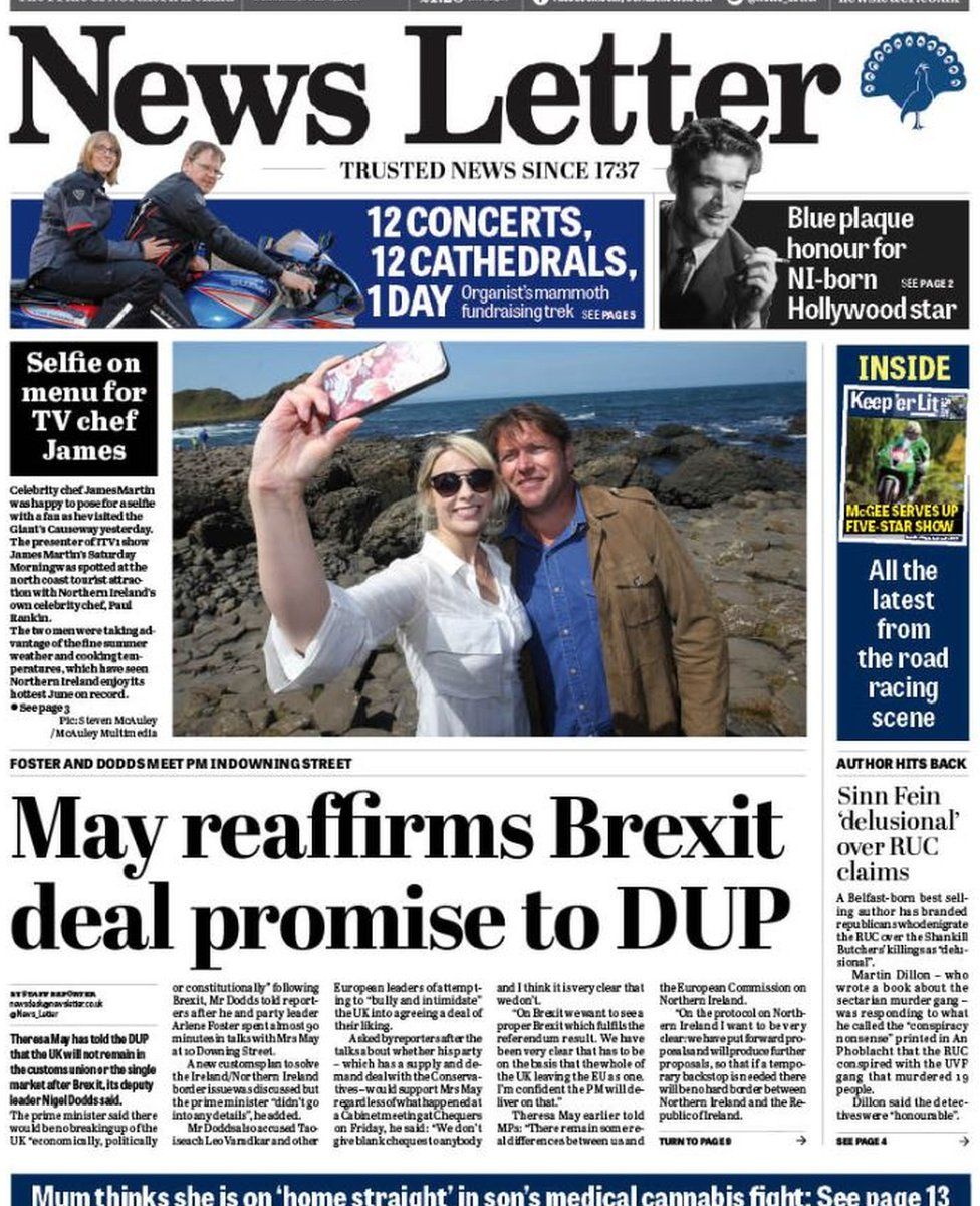 NI paper review: Water woes and 'Sunday assault' - BBC News