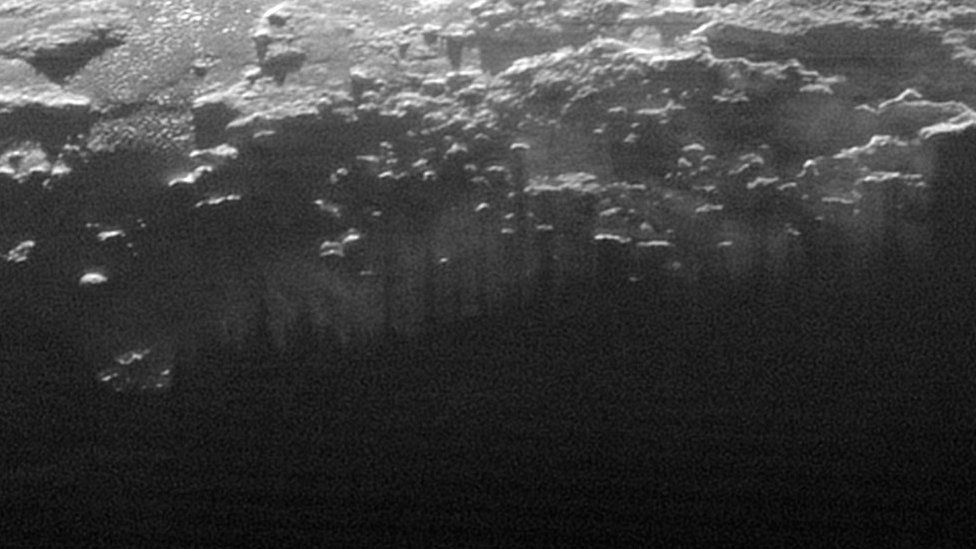 Latest images reveal Pluto's hazy horizon - BBC News