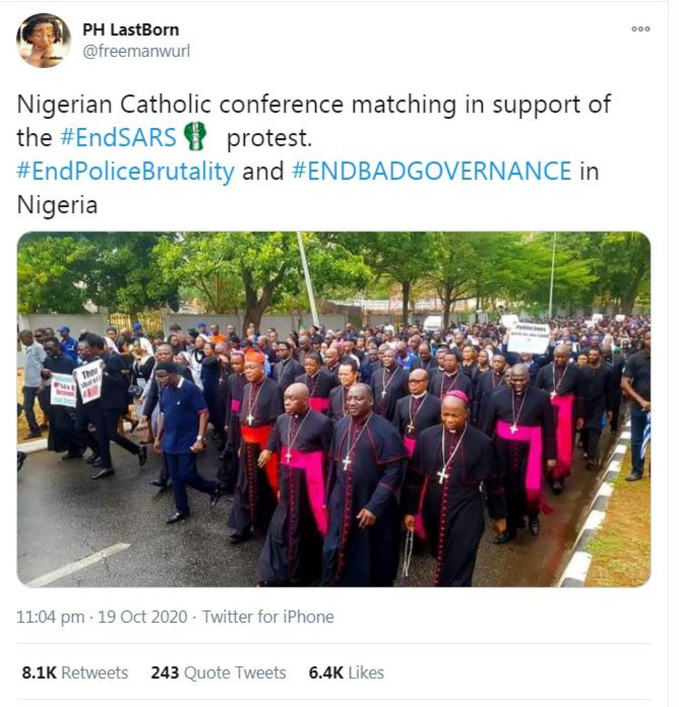 Nigeria Sars protest: The misinformation circulating online - BBC News