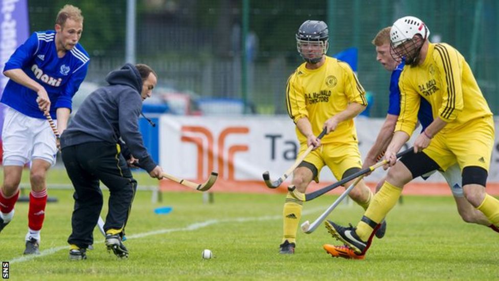 Local shinty fixtures are due to resume by 26 September - BBC Sport