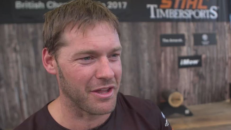 Elgan Pugh retains British Timbersports title - BBC News