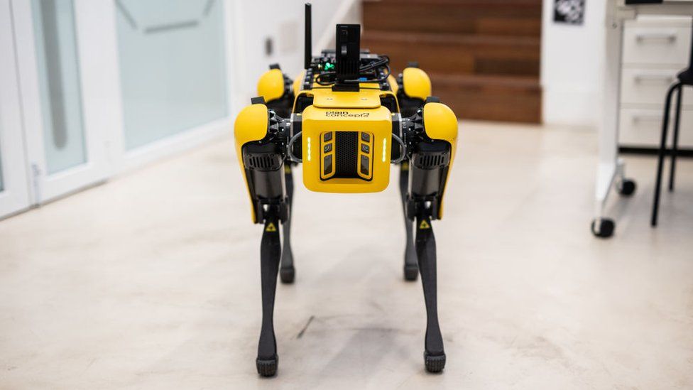 Robot 'dog' maps radioactive site at Dounreay - BBC News