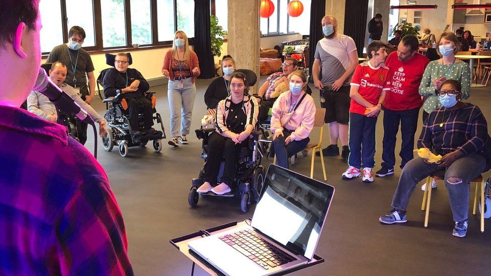 Music studio opens for young disabled adults in Gloucester - BBC News