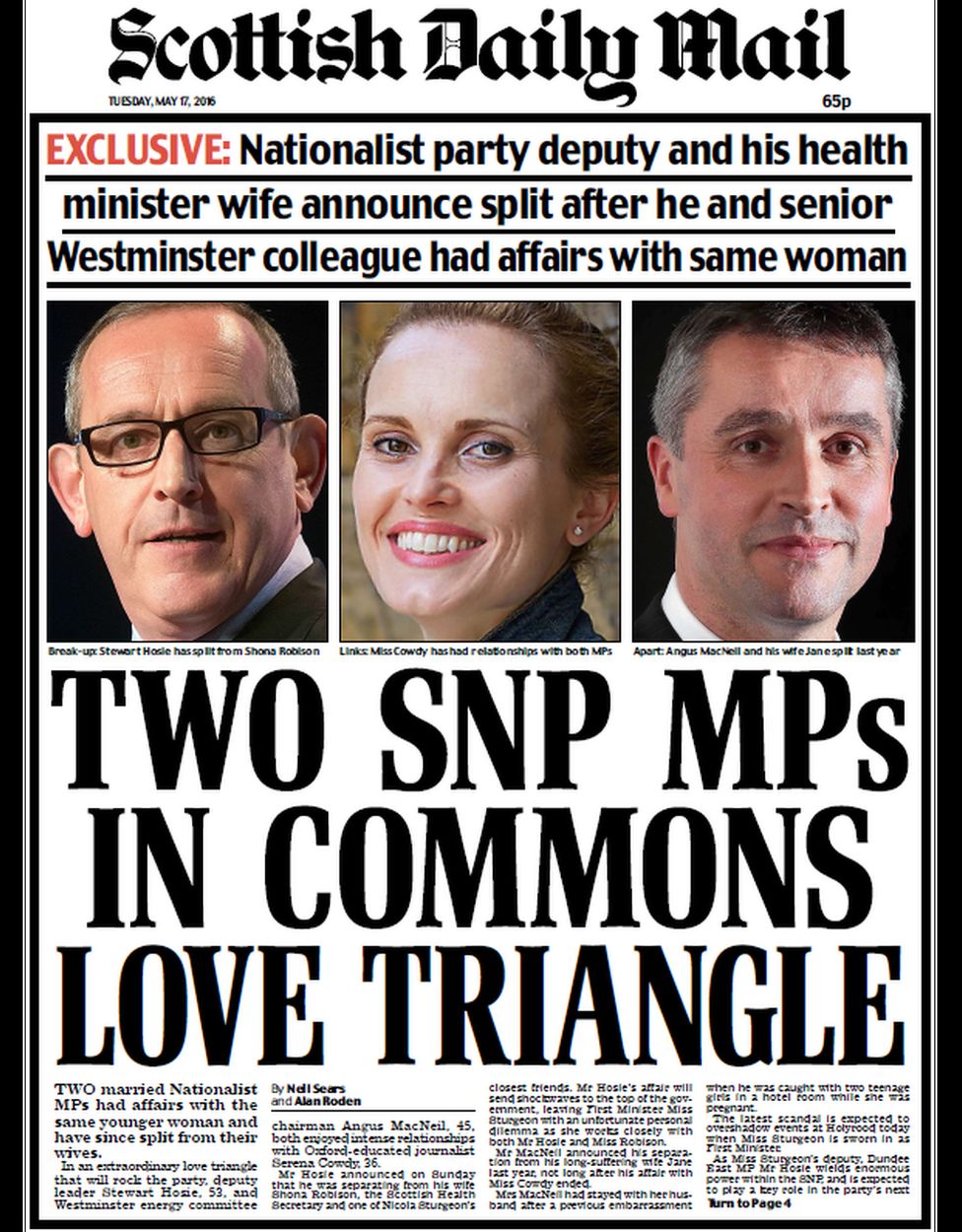 Scotland's papers: Exam 'lottery' and Begbie's back - BBC News