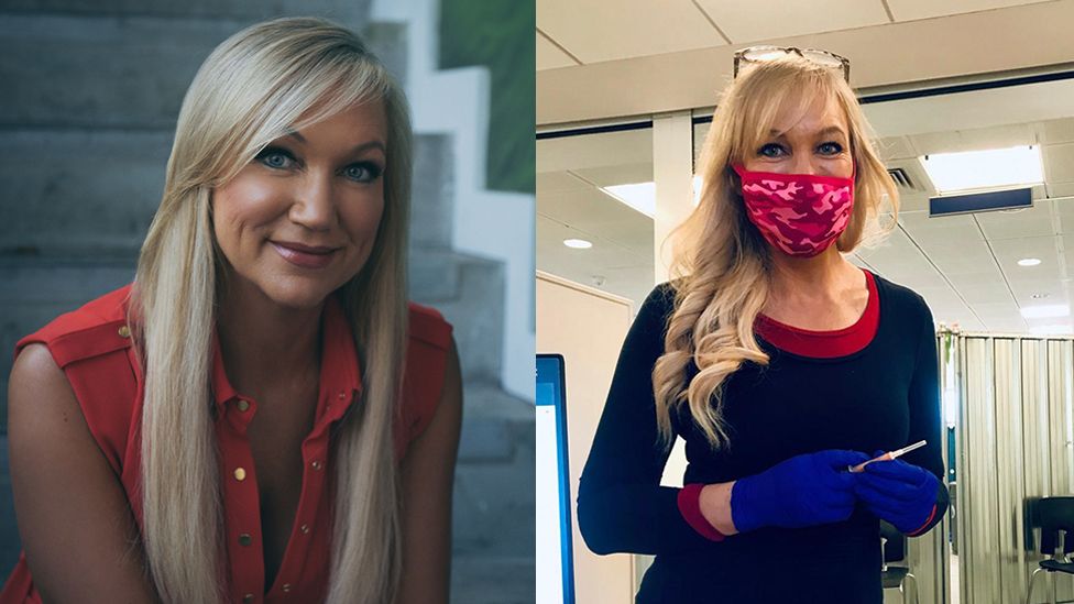 Amanda Protheroe-Thomas: O Sgorio i roi'r brechlyn - BBC Cymru Fyw