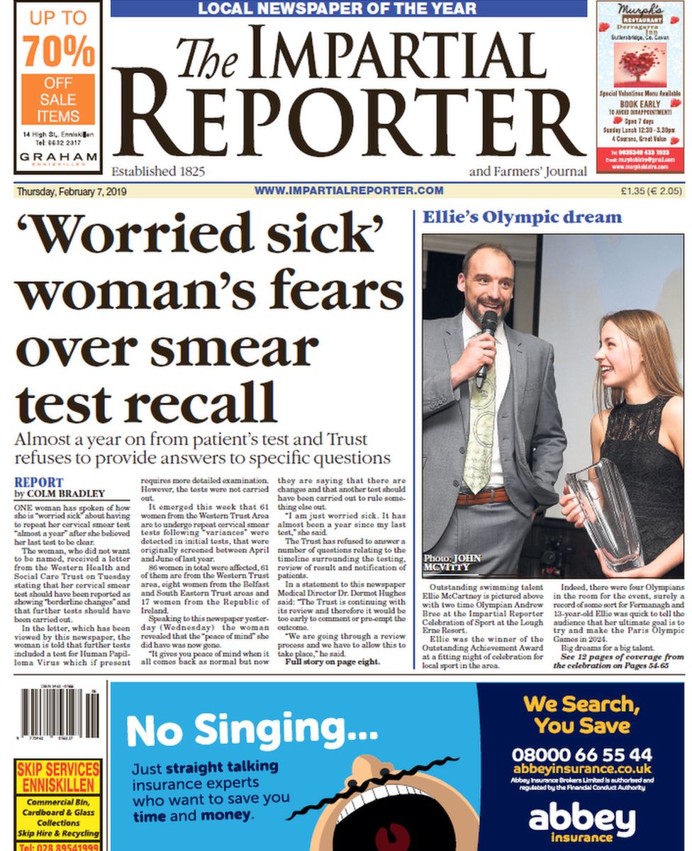 Weekly paper review: Remarkable friends and smear test fears - BBC News