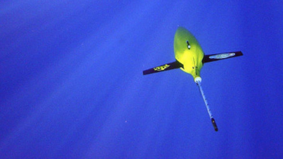 Silent robots listen to ocean winds - BBC News