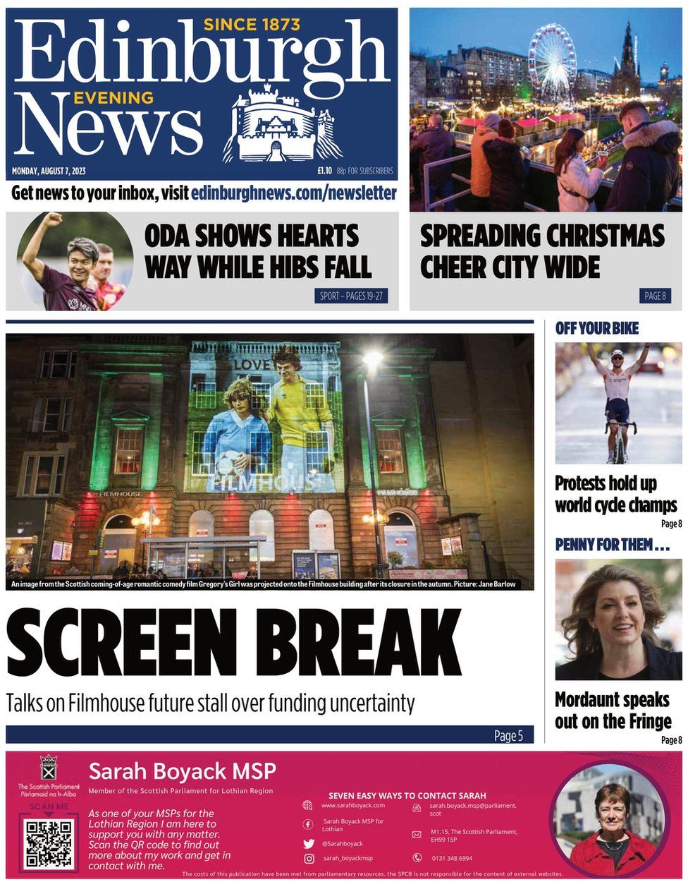 Scotland's papers: 'Violent attacks' on NHS wards and schools strikes ...