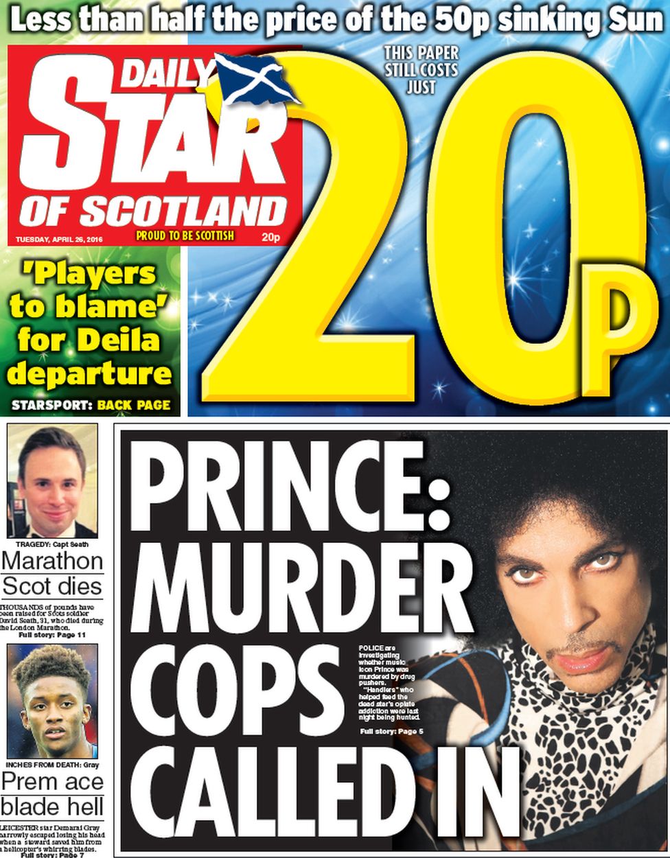 Scotland's front pages: Shipyard jobs and marathon tragedy - BBC News