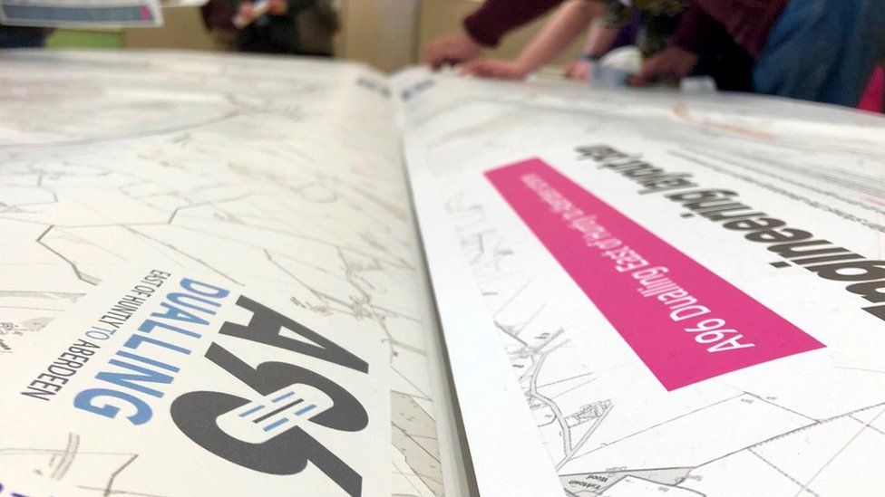 Reduced A96 dualling options unveiled by Transport Scotland - BBC News