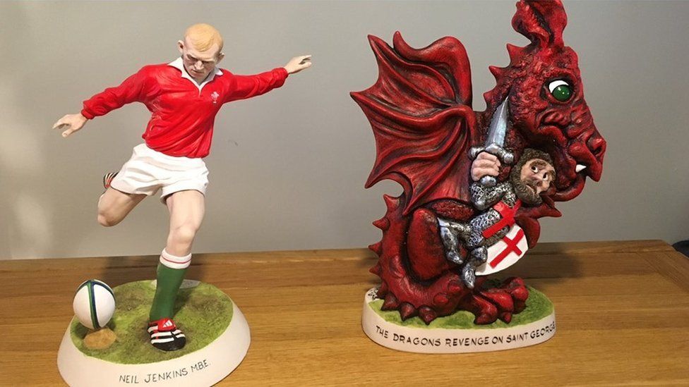 Rugby superfan amasses £100k Groggs figure collection - BBC News