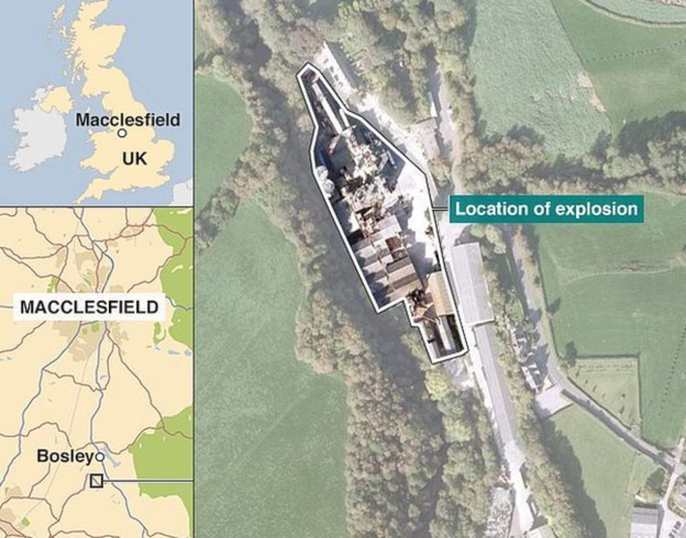 Bosley mill explosion: Blast recovery 'may take long time' - BBC News