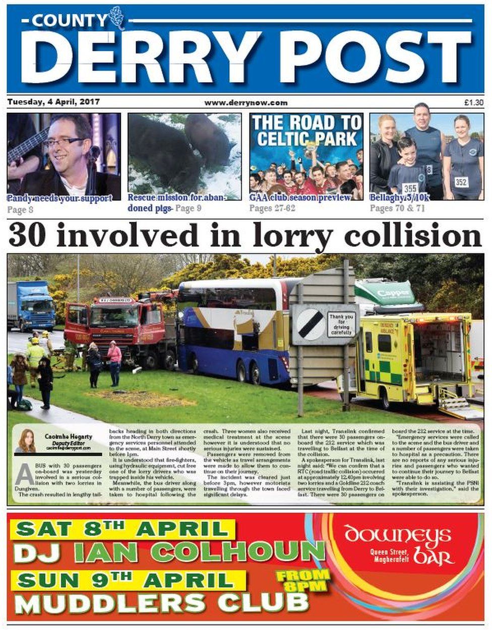 Weekly newspaper review: An Armagh daredevil, a campervan and a 'booze ...