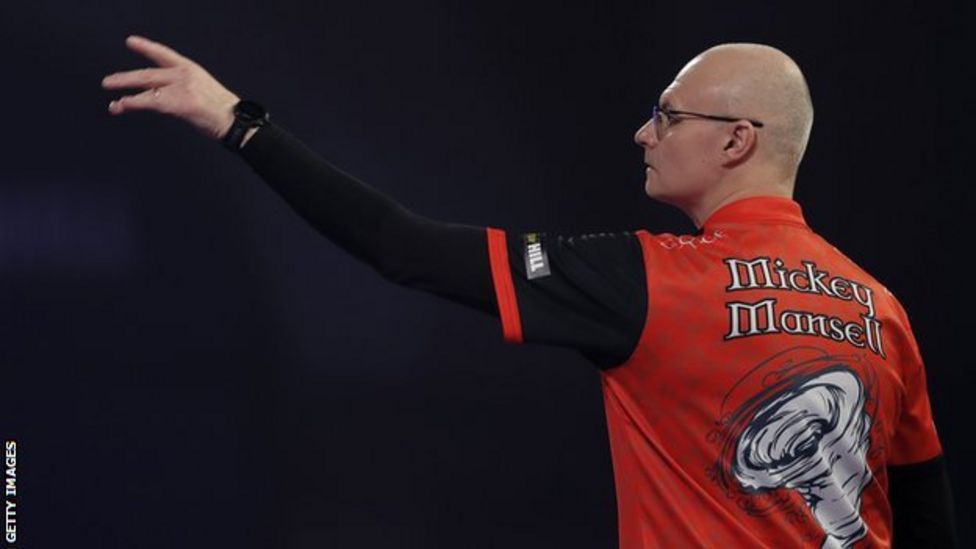 PDC World Darts: Mickey Mansell exits after 3-1 defeat by Ricky Evans ...