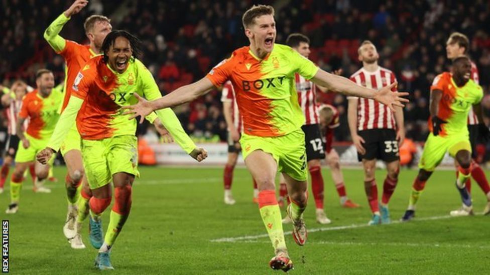 Huddersfield Town, Luton Town, Nottingham Forest and Sheffield United ...