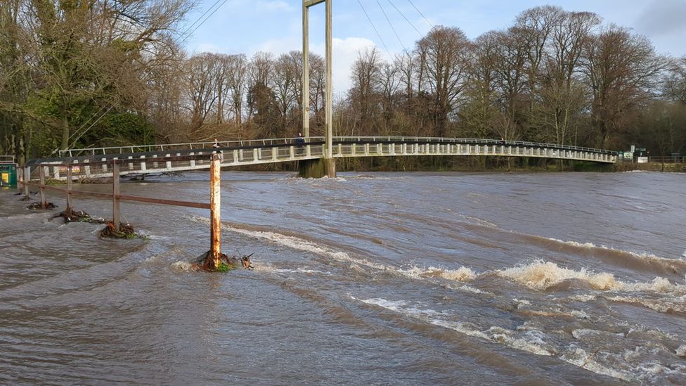 Llifogydd a channoedd heb drydan ar ôl glaw trwm dros nos - BBC Cymru Fyw